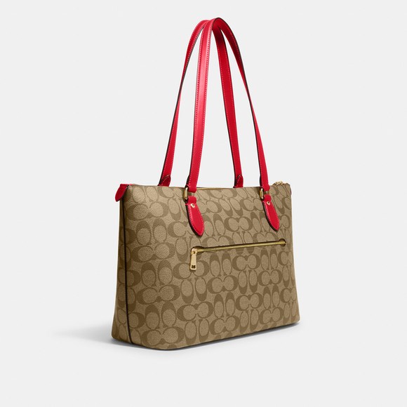 Coach | Bags | Nwt Coach Outlet Gallery Tote In Signature Canvas | Poshmark